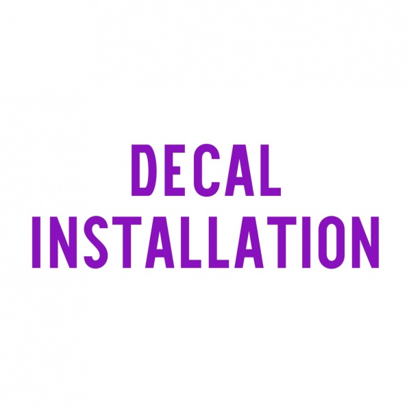 DECAL INSTALLATION - TRAVEL FEE - Katrinah's Kreations